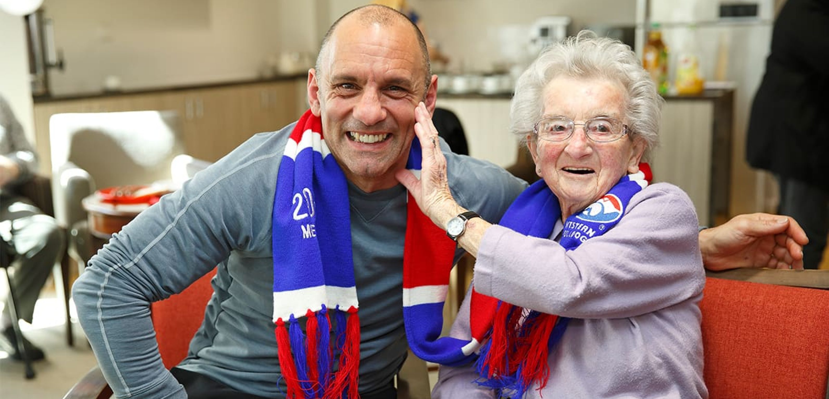 AFL legend Tony Liberatore visits Amarco | Uniting AgeWell